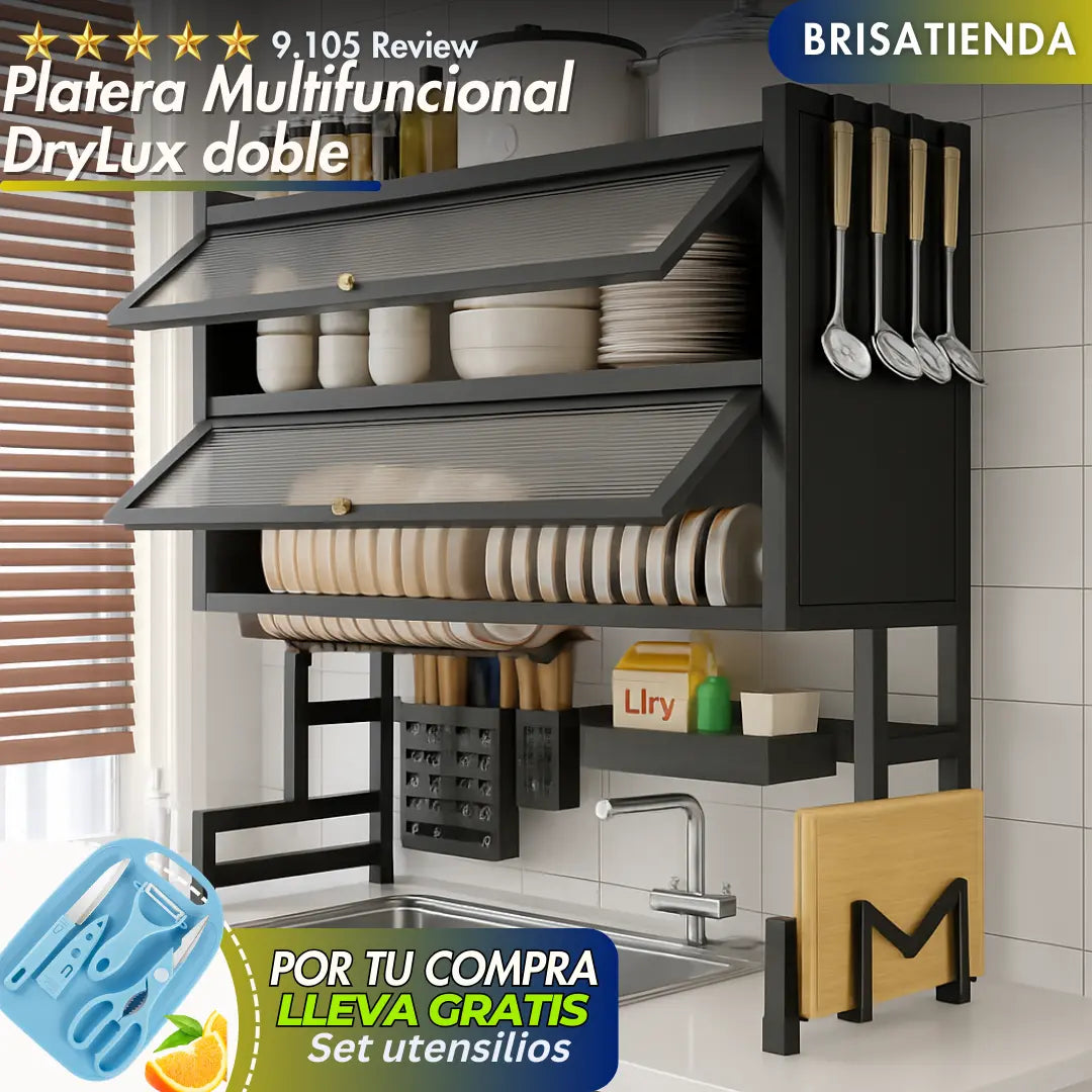 Platera Multifuncional DryLux doble con Set de Utensilios GRATIS – 🇨🇴 ...